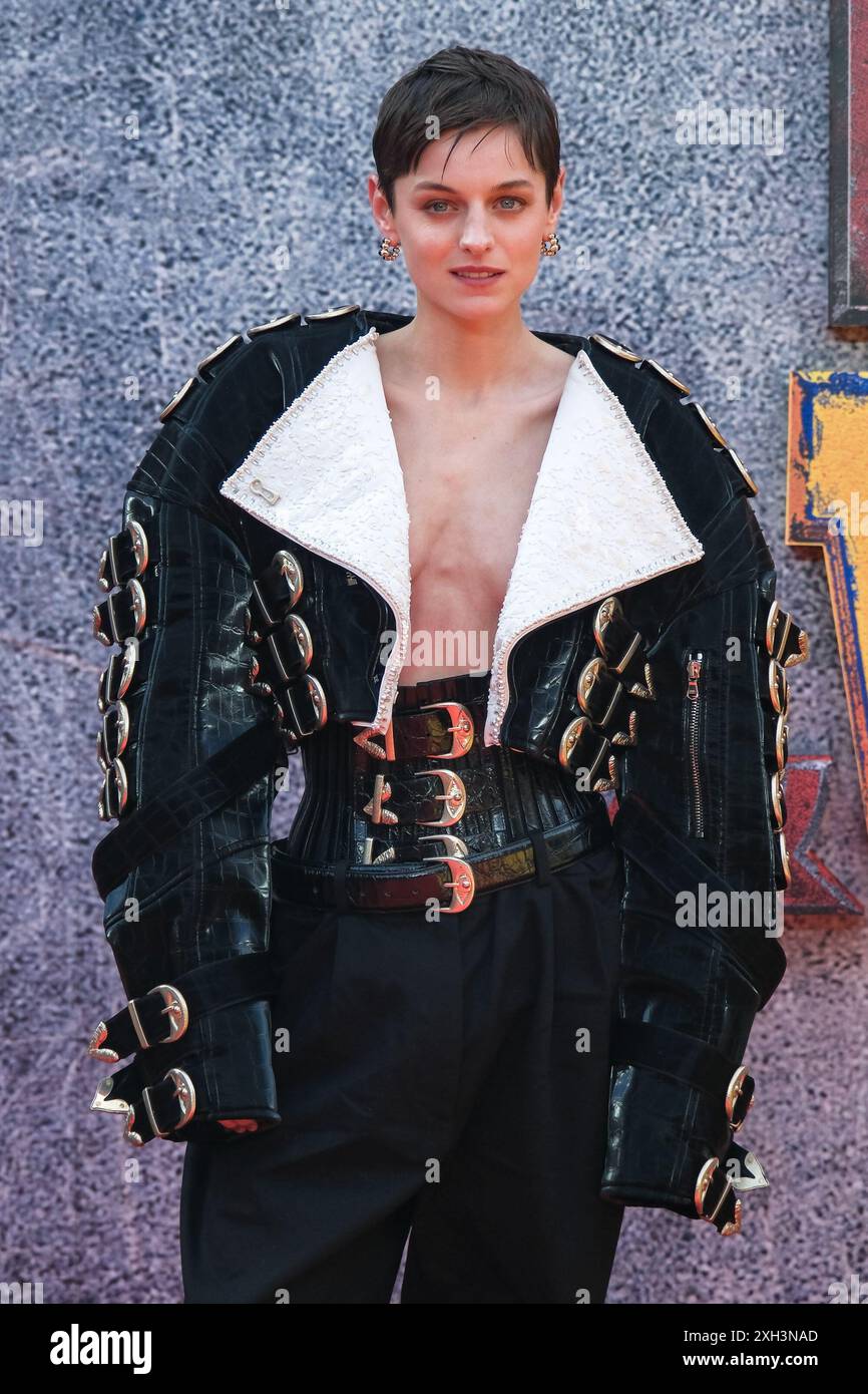 London, UK. 11th July, 2024. Emma Corrin seen at the DEADPOOL ...