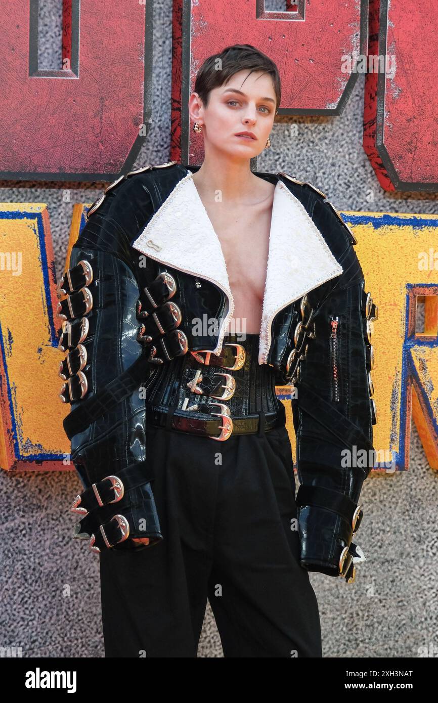 London, UK. 11th July, 2024. Emma Corrin seen at the DEADPOOL ...