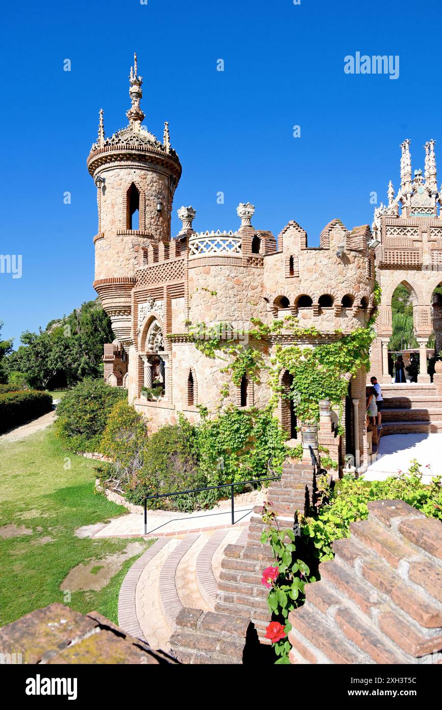 Colomares castle in Benalmadena Pueblo Spain dedicated to Christopher ...