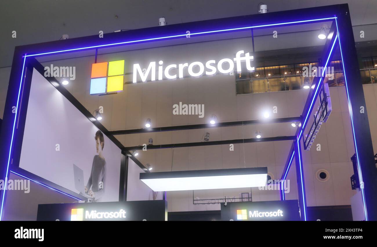 SHANGHAI, CHINA - JULY 7, 2024 - Microsoft presents its innovative AI ...