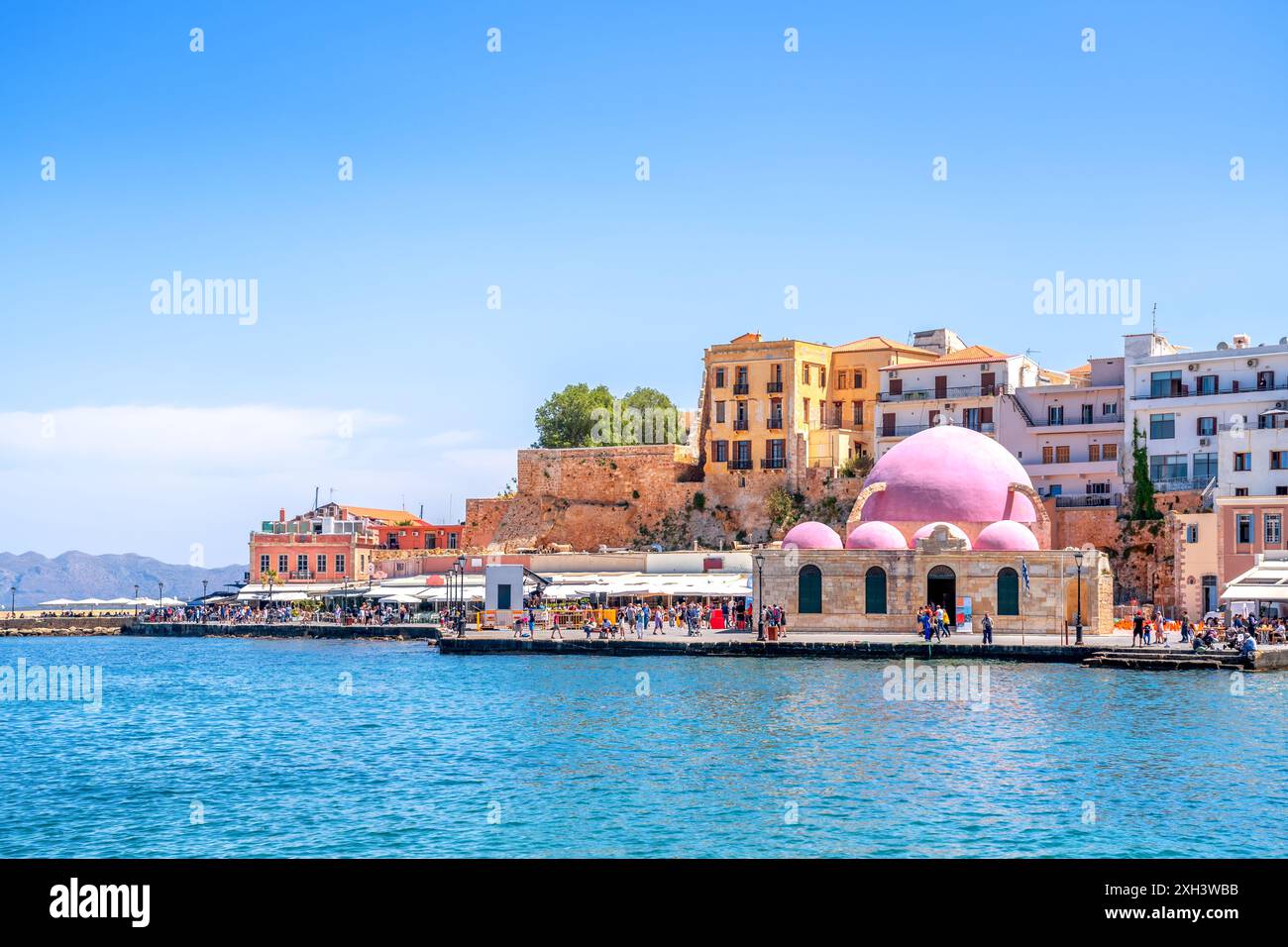 Old city of Chania, Island Crete, Greece Stock Photo - Alamy