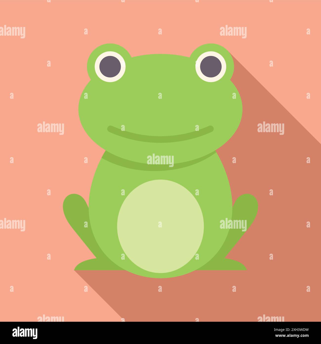 Frog looking down Stock Vector Images - Alamy