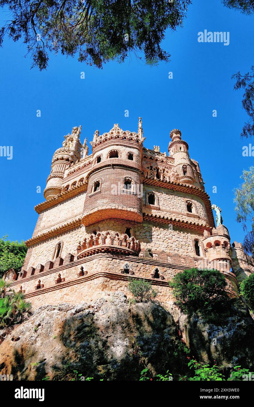 Colomares castle in Benalmadena Pueblo Spain dedicated to Christopher ...