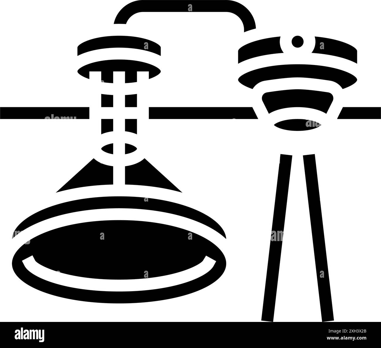 occupancy sensors energy glyph icon vector illustration Stock Vector ...