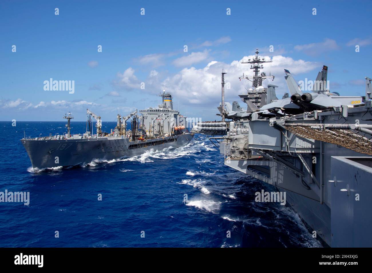 Nimitz-class aircraft carrier USS Carl Vinson (CVN 70) conducts a ...