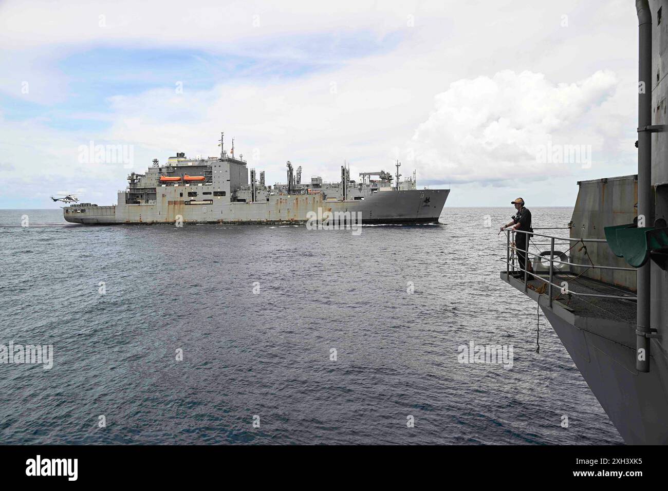 INDIAN OCEAN (July 8, 2024) U.S. Navy Seaman Colton Carpenter, from ...