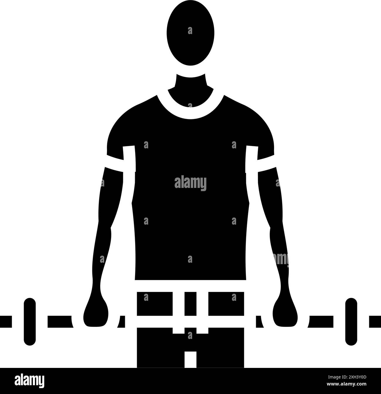 Plank workout illustration Black and White Stock Photos & Images - Alamy