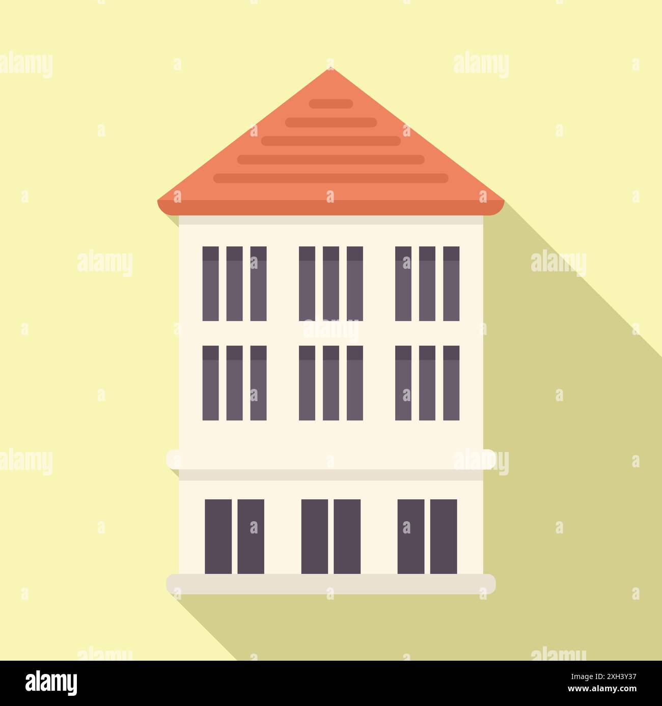 Large three story house Stock Vector Images - Alamy