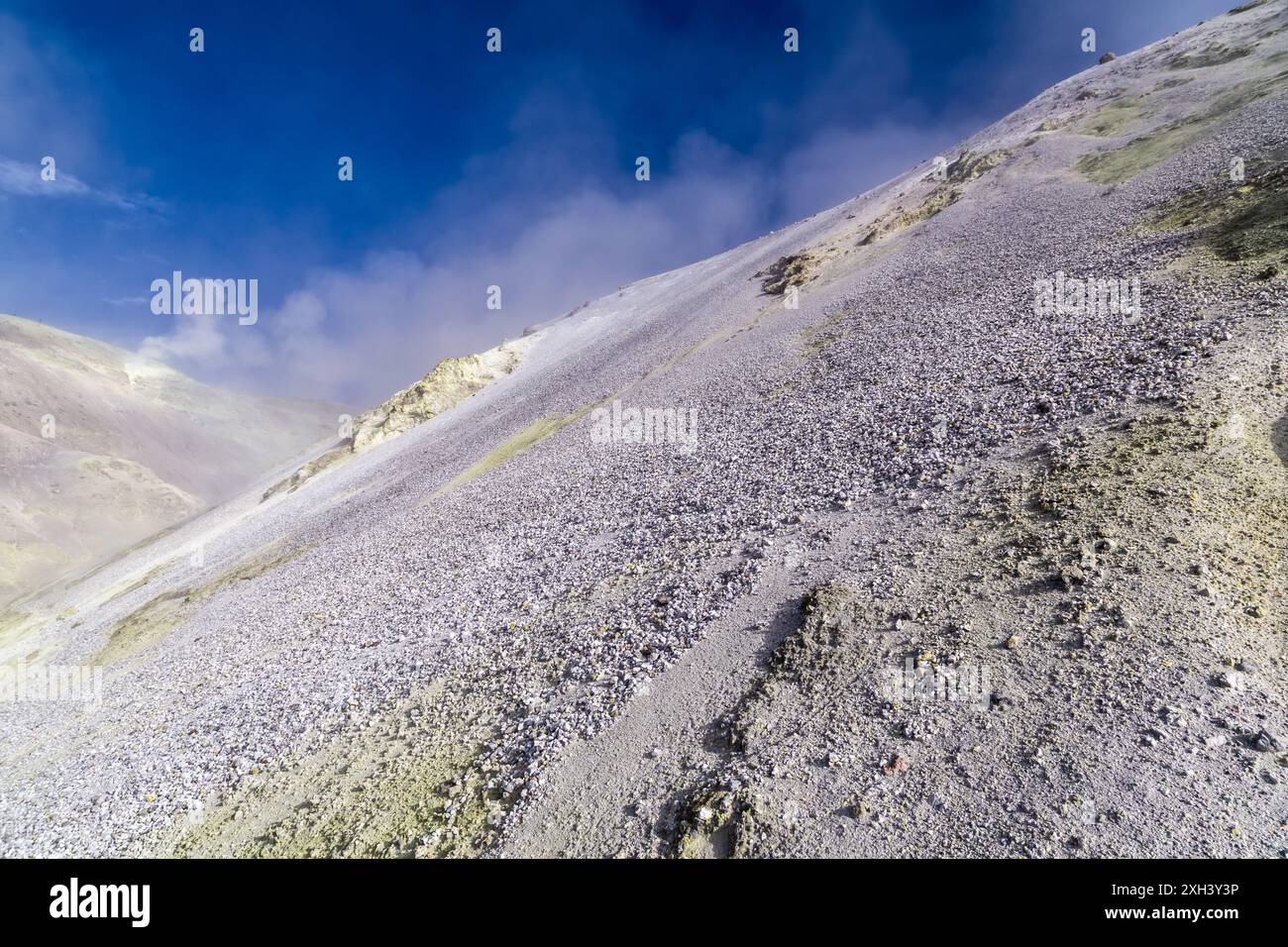 Landscapes of the Cumbal volcano in Colombia border with Ecuador Stock ...