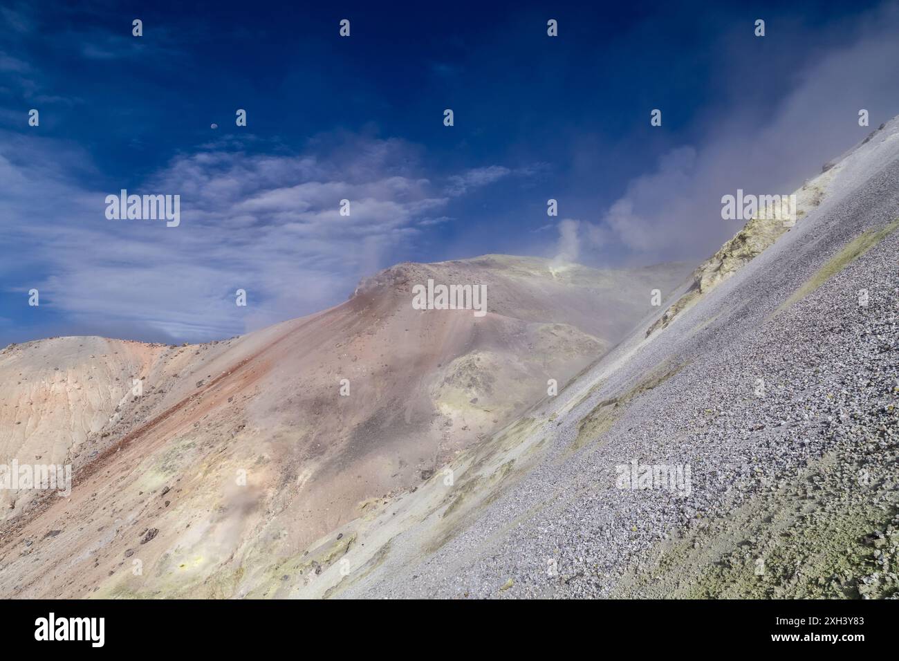 Landscapes of the Cumbal volcano in Colombia border with Ecuador Stock ...