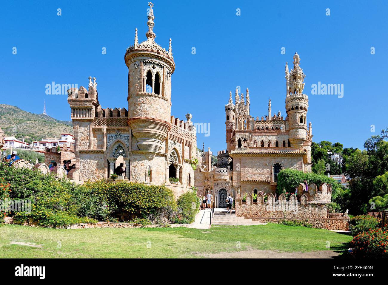 Colomares castle in Benalmadena Pueblo Spain dedicated to Christopher ...