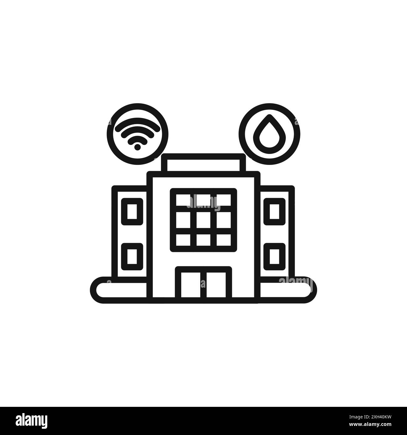 Utility facility Black and White Stock Photos & Images - Alamy