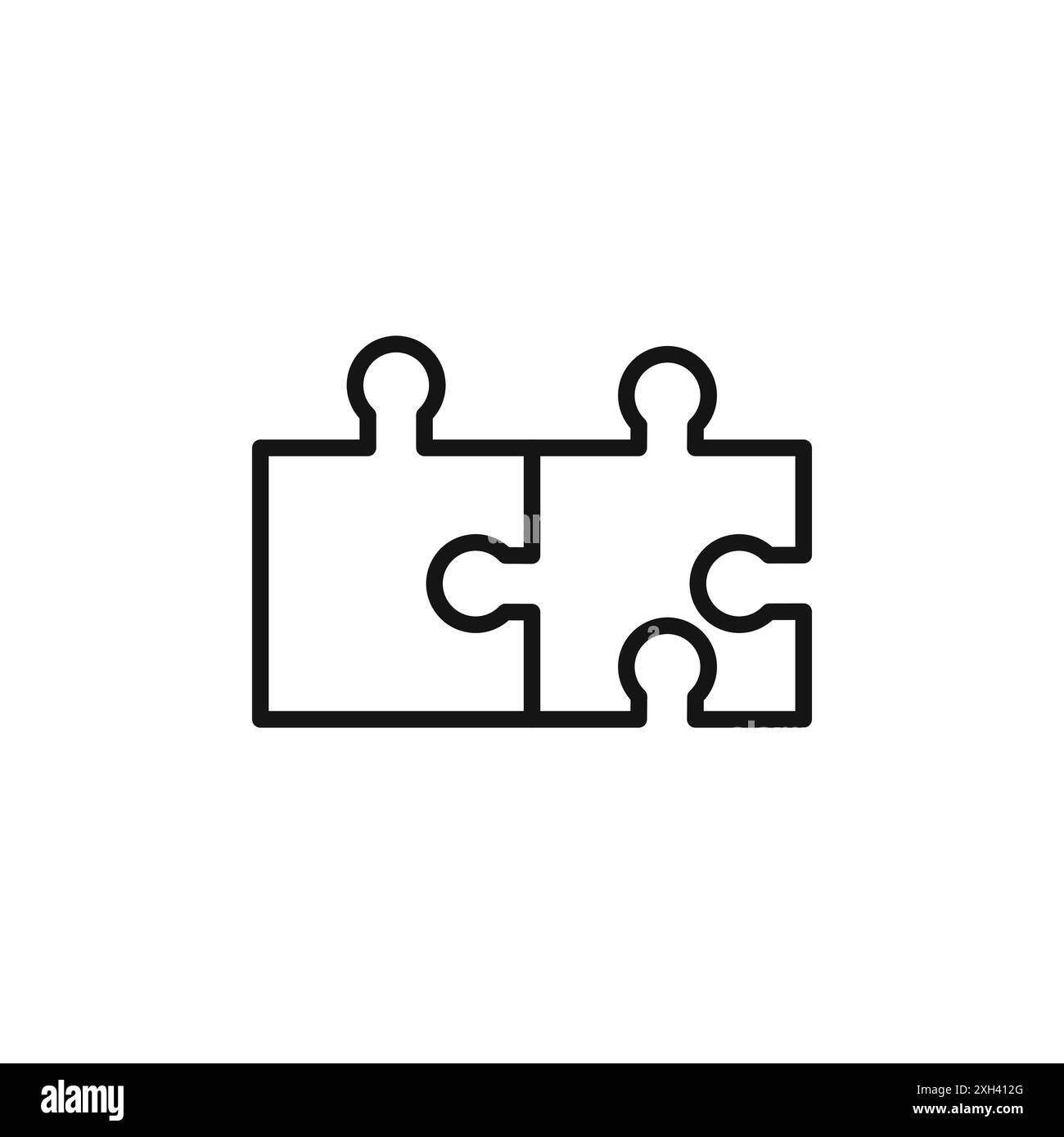 compatibility icon logo sign vector outline in black and white color ...