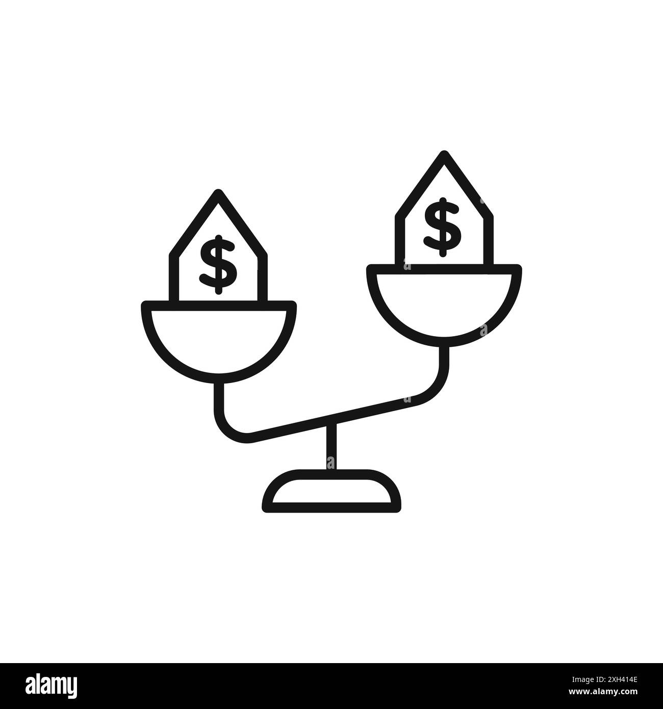 Cost analysis logo Black and White Stock Photos & Images - Alamy