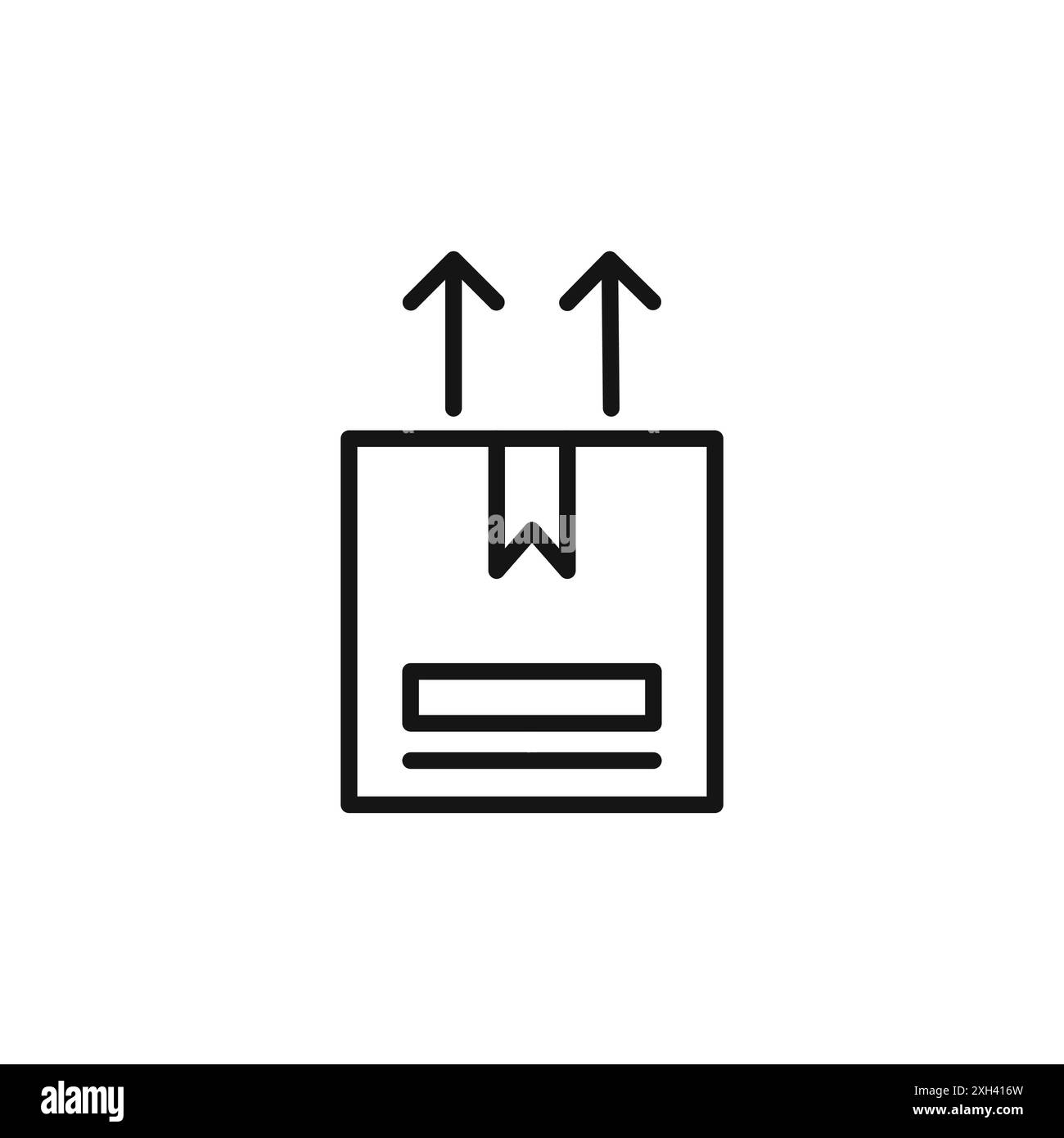 distribution icon logo sign vector outline in black and white color ...