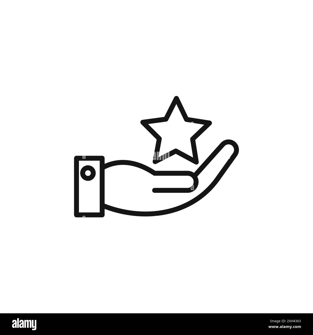 Loyalty Program icon logo sign vector outline in black and white color Stock Vector Image & Art ...