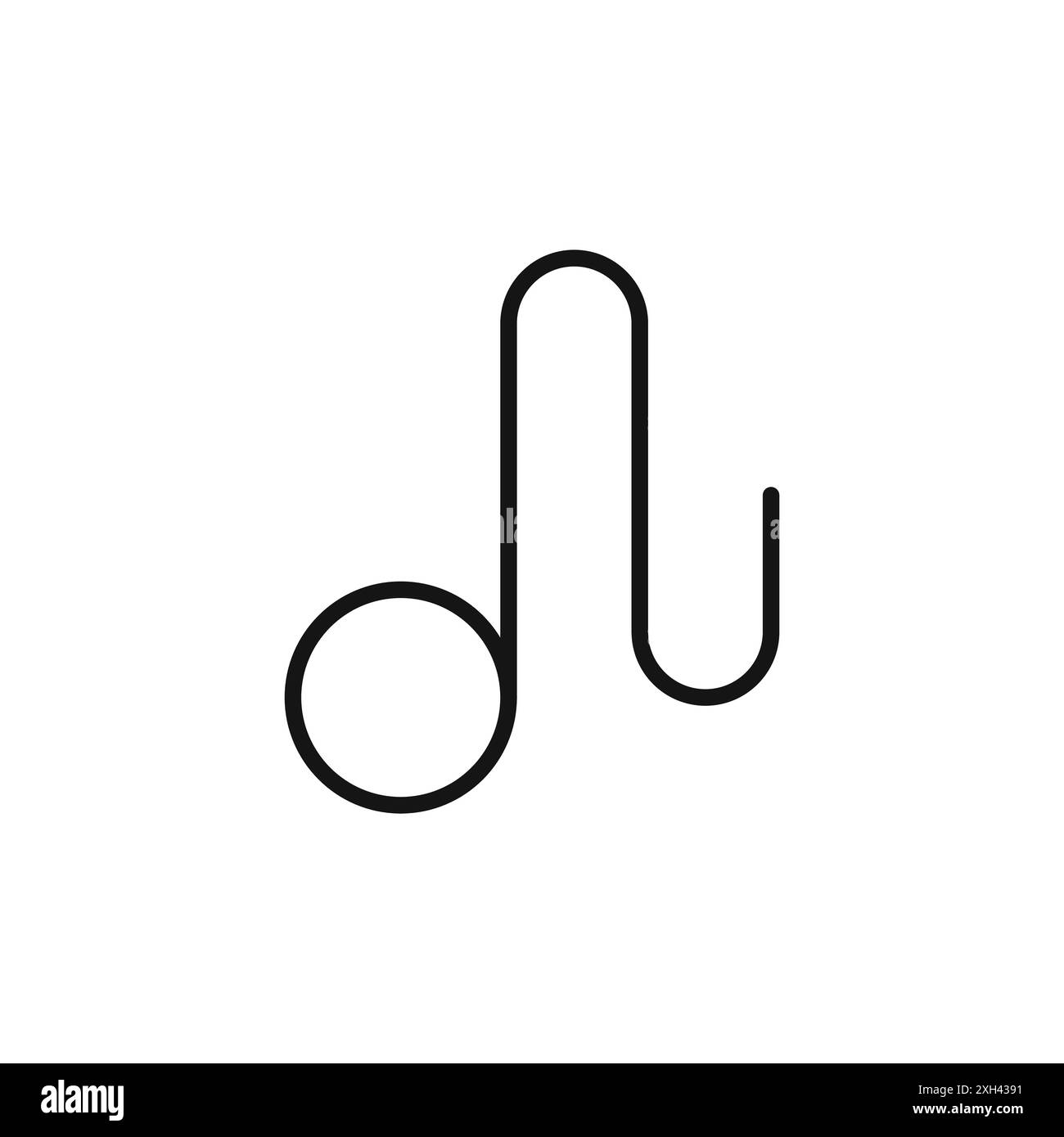 Leo zodiac sign icon logo sign vector outline in black and white color ...