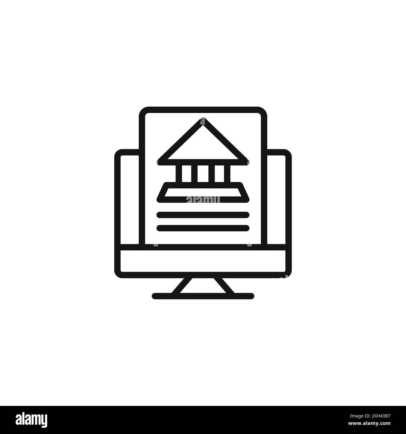 Official information online icon logo sign vector outline in black and ...