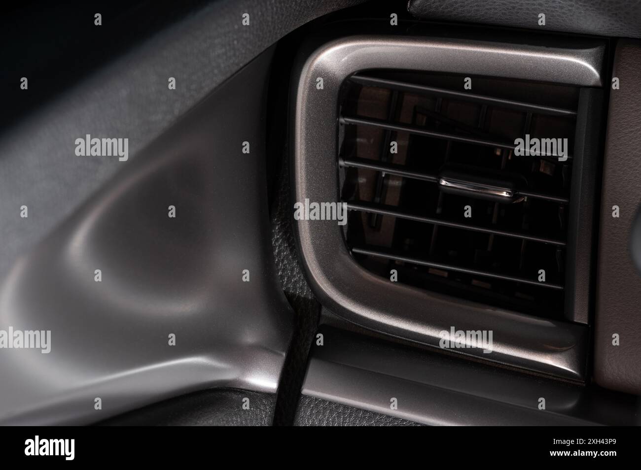 Car ventialtion ac hole in modern interior close up view Stock Photo ...