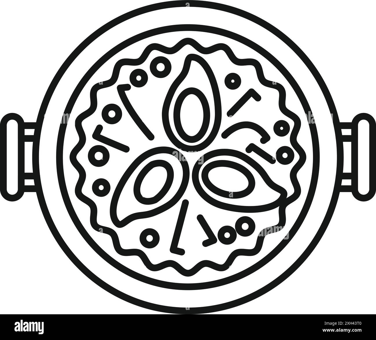 Food being cooked on simple Cut Out Stock Images & Pictures - Alamy