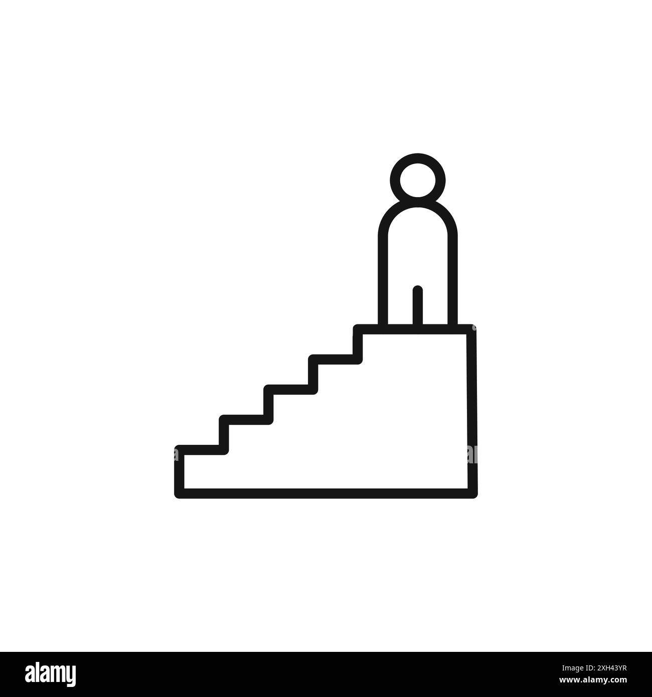 Walking upstairs illustration vector hi-res stock photography and ...