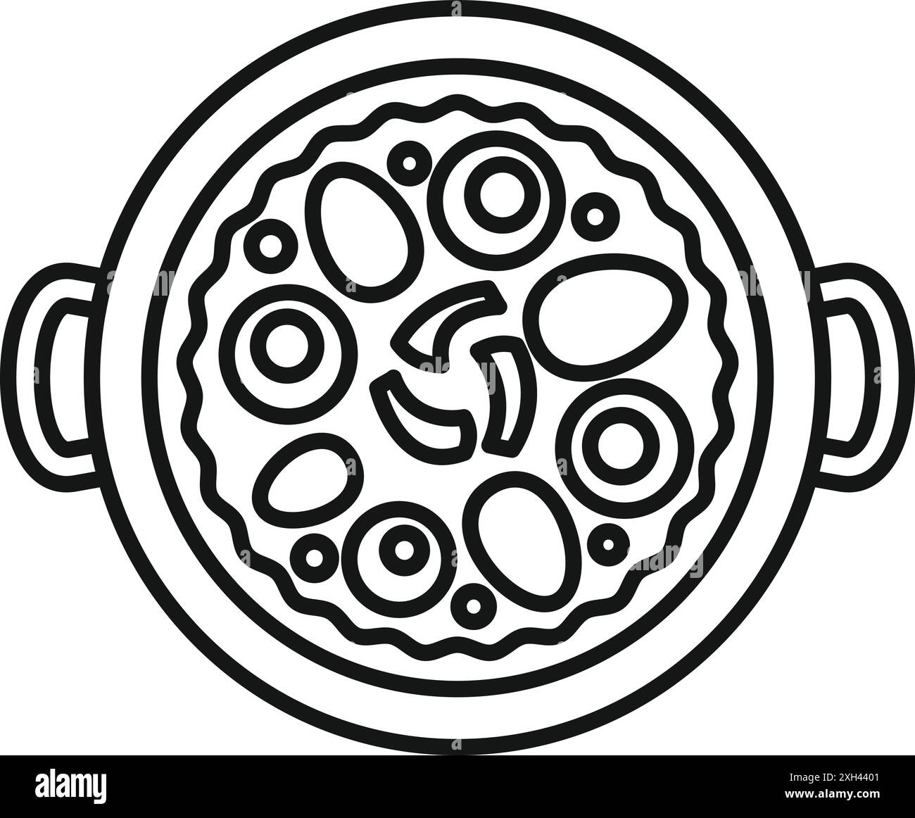 Cooking process soup Stock Vector Images - Alamy