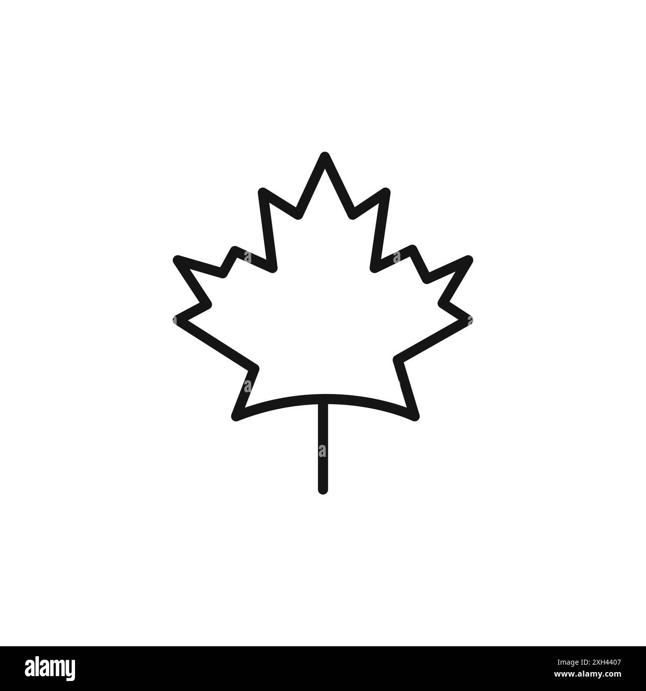 Falling leaf icon hi-res stock photography and images - Alamy