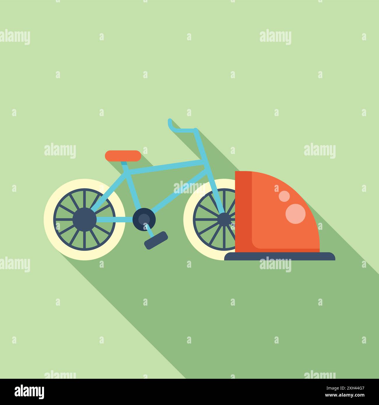 Bicycle rack in city Stock Vector Images - Alamy