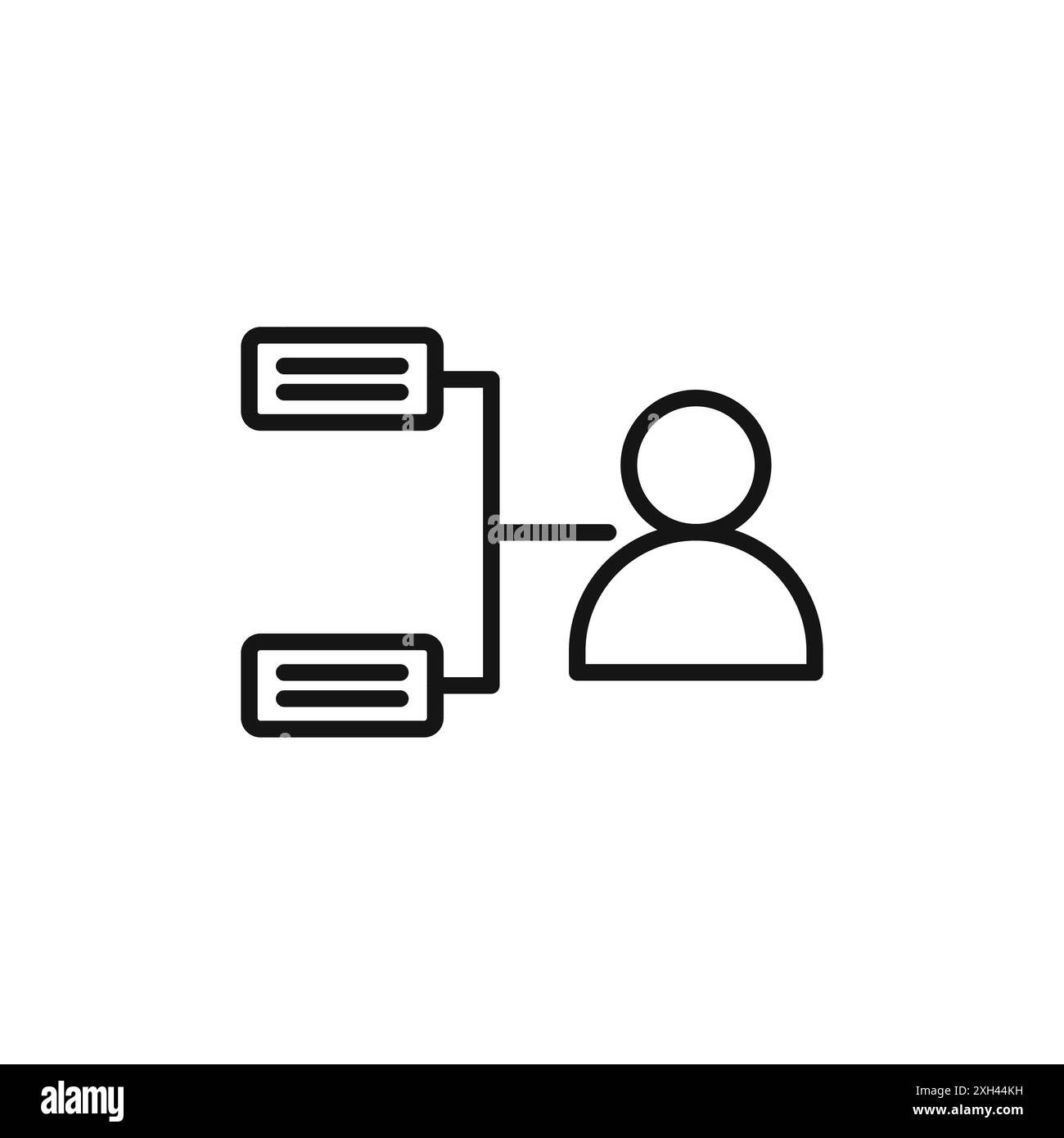 Priority icon logo sign vector outline in black and white color Stock Vector Image & Art - Alamy