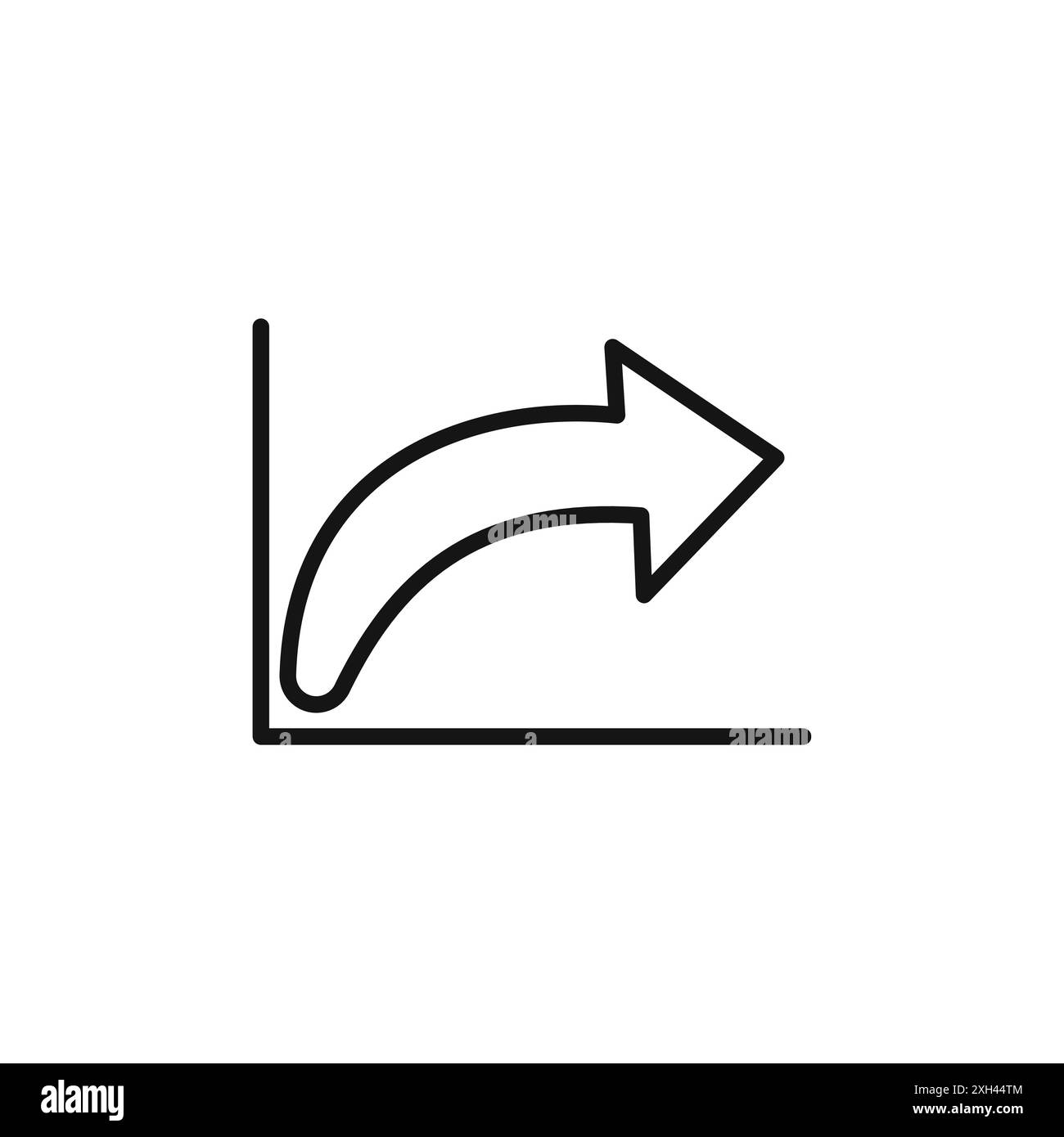 Share page icon logo sign vector outline in black and white color Stock ...