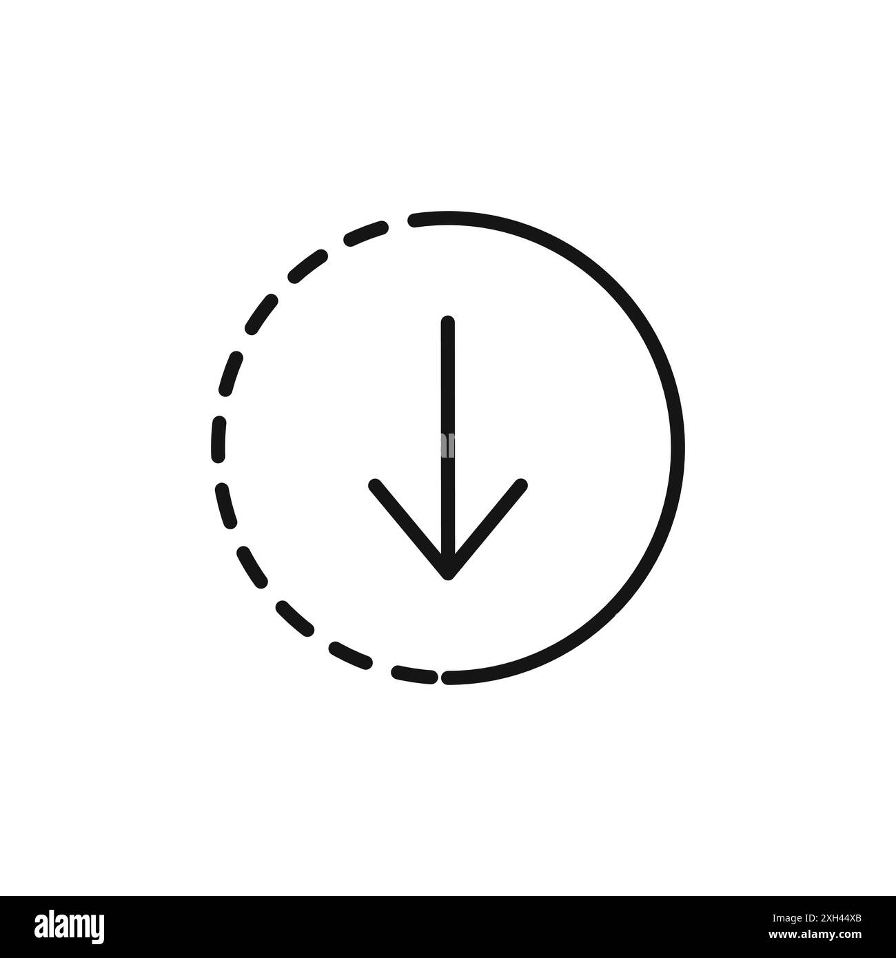 submit progress icon logo sign vector outline in black and white color ...