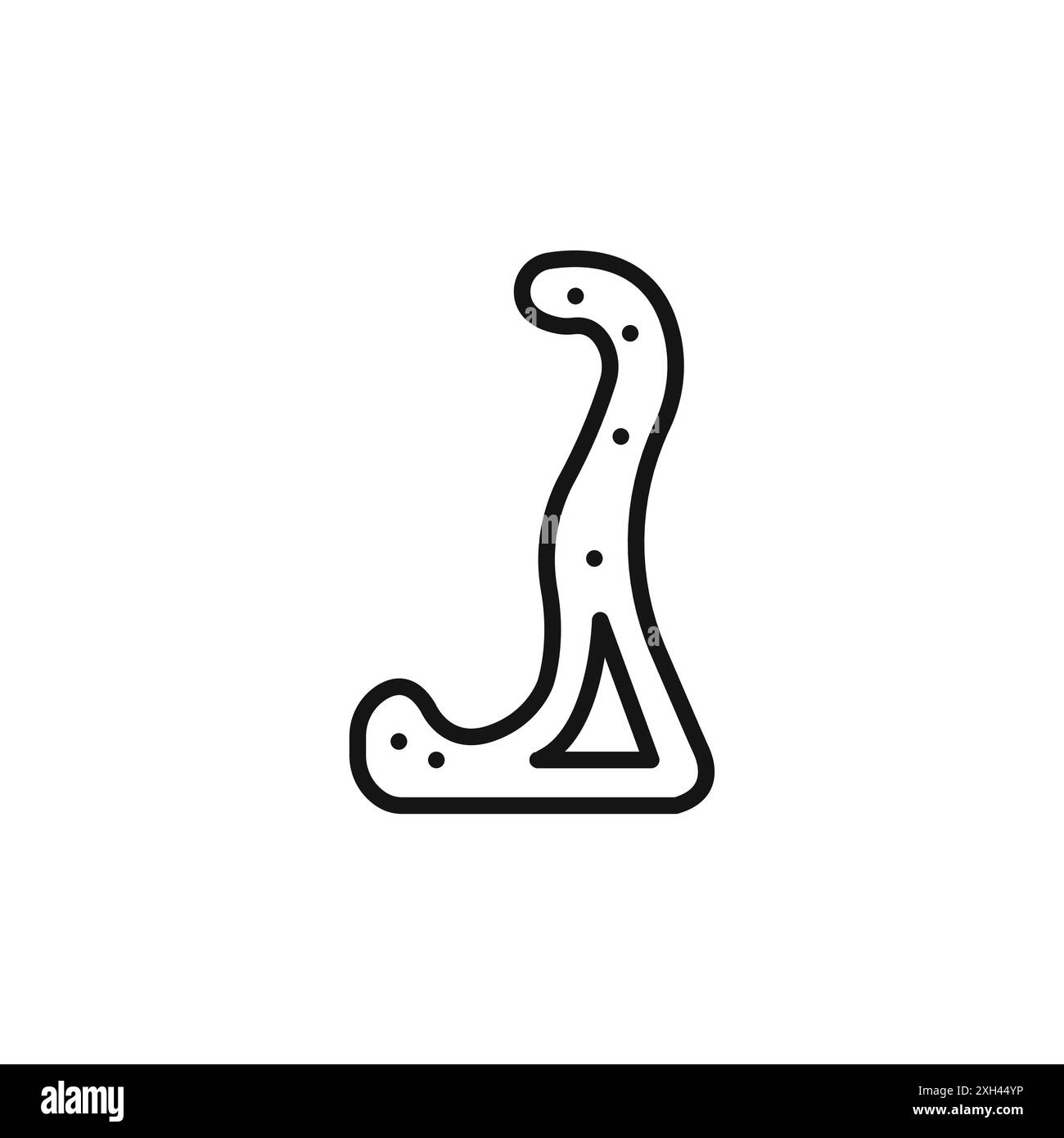 Rack For Violin Icon Logo Sign Vector Outline In Black And White Color Stock Vector Image And Art