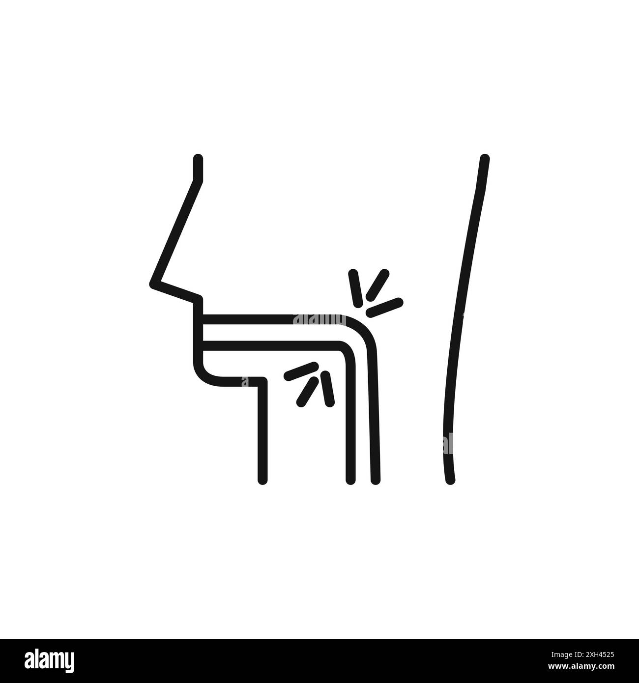 Black man sore throat Cut Out Stock Images & Pictures - Alamy