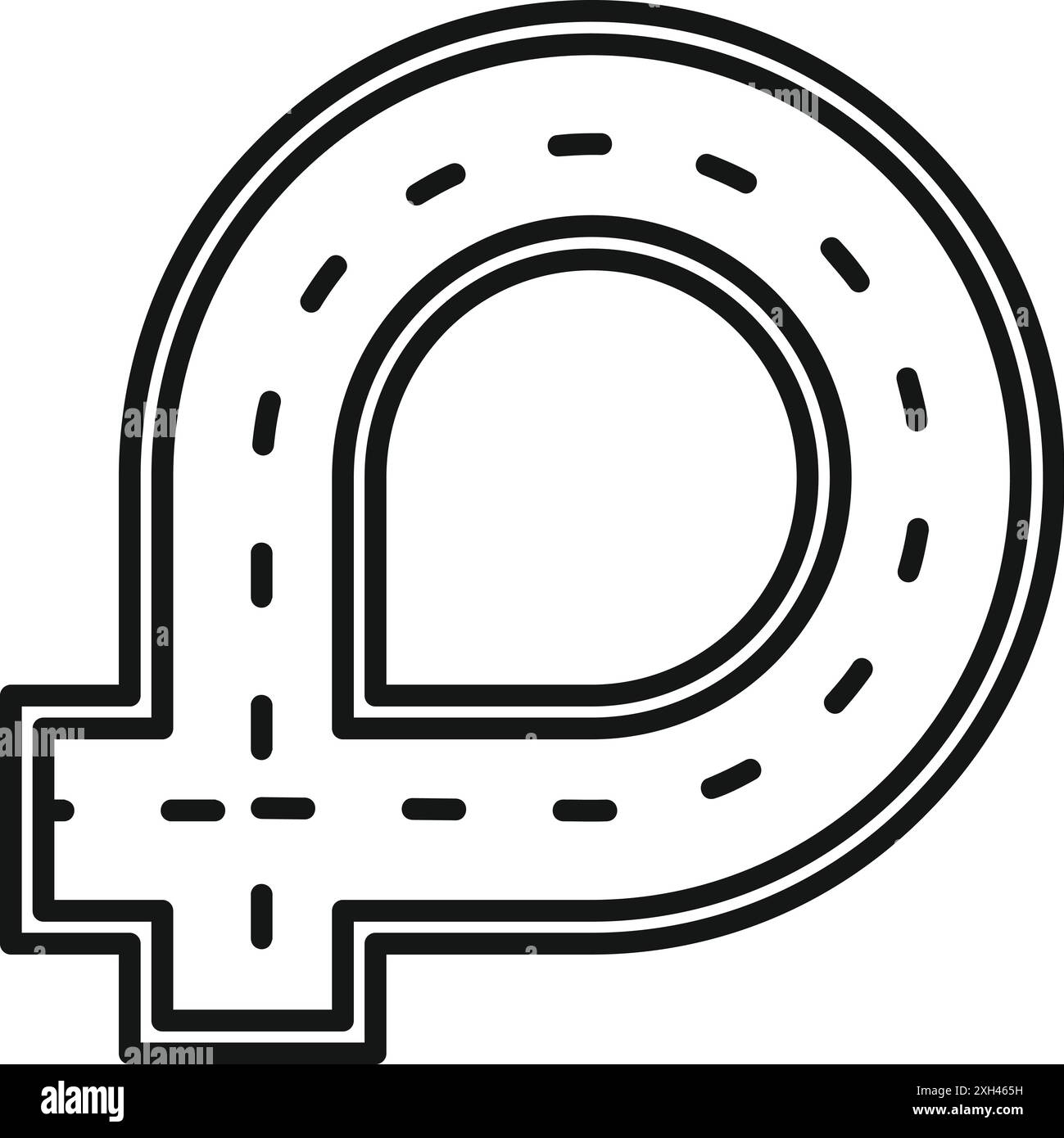 Roundabout top view Black and White Stock Photos & Images - Alamy