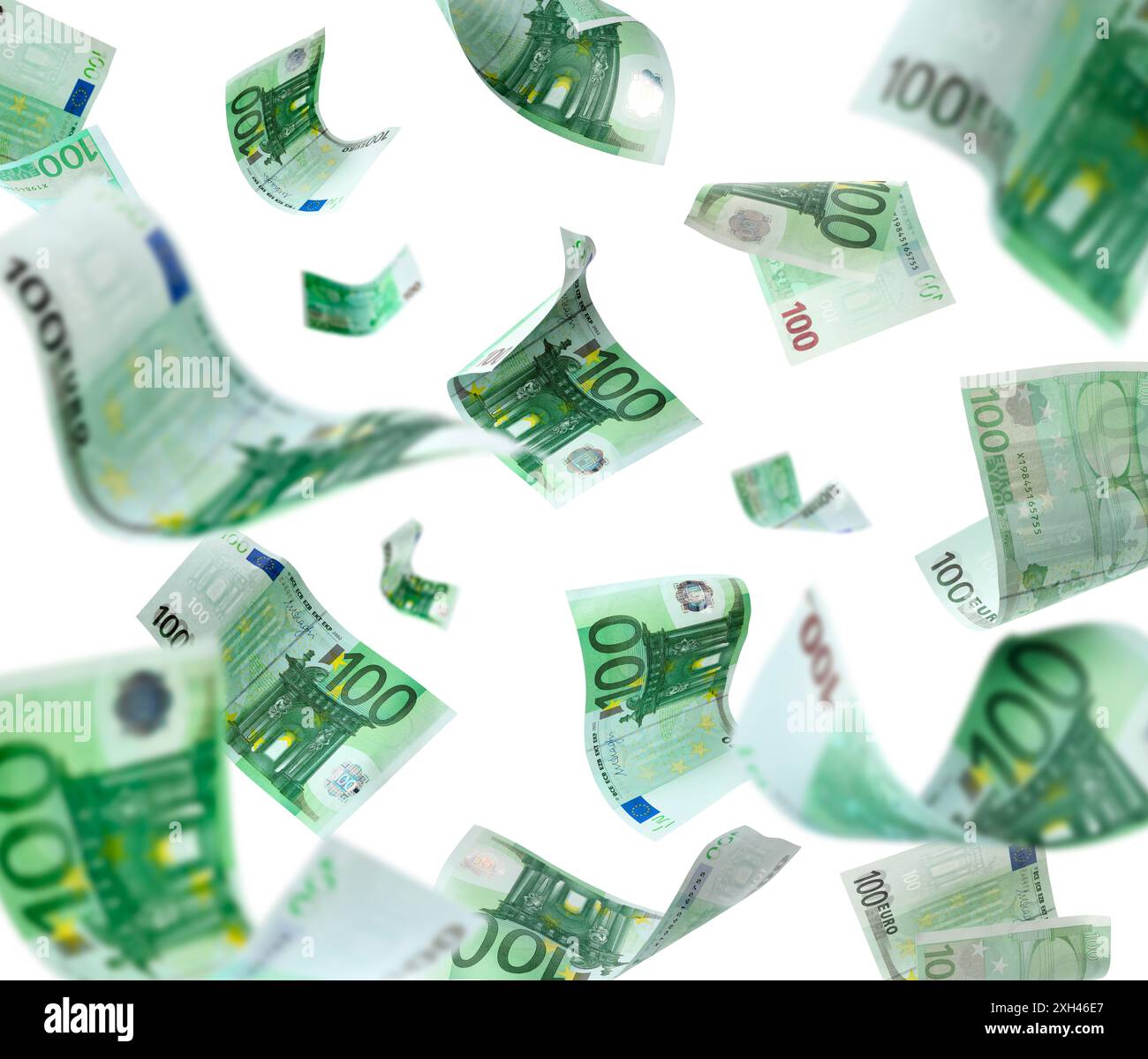 Banknotes falling hi-res stock photography and images - Alamy