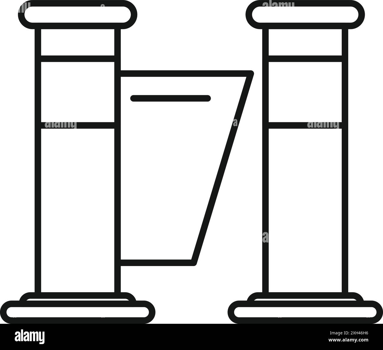 Pedestrian access pictogram Black and White Stock Photos & Images - Alamy