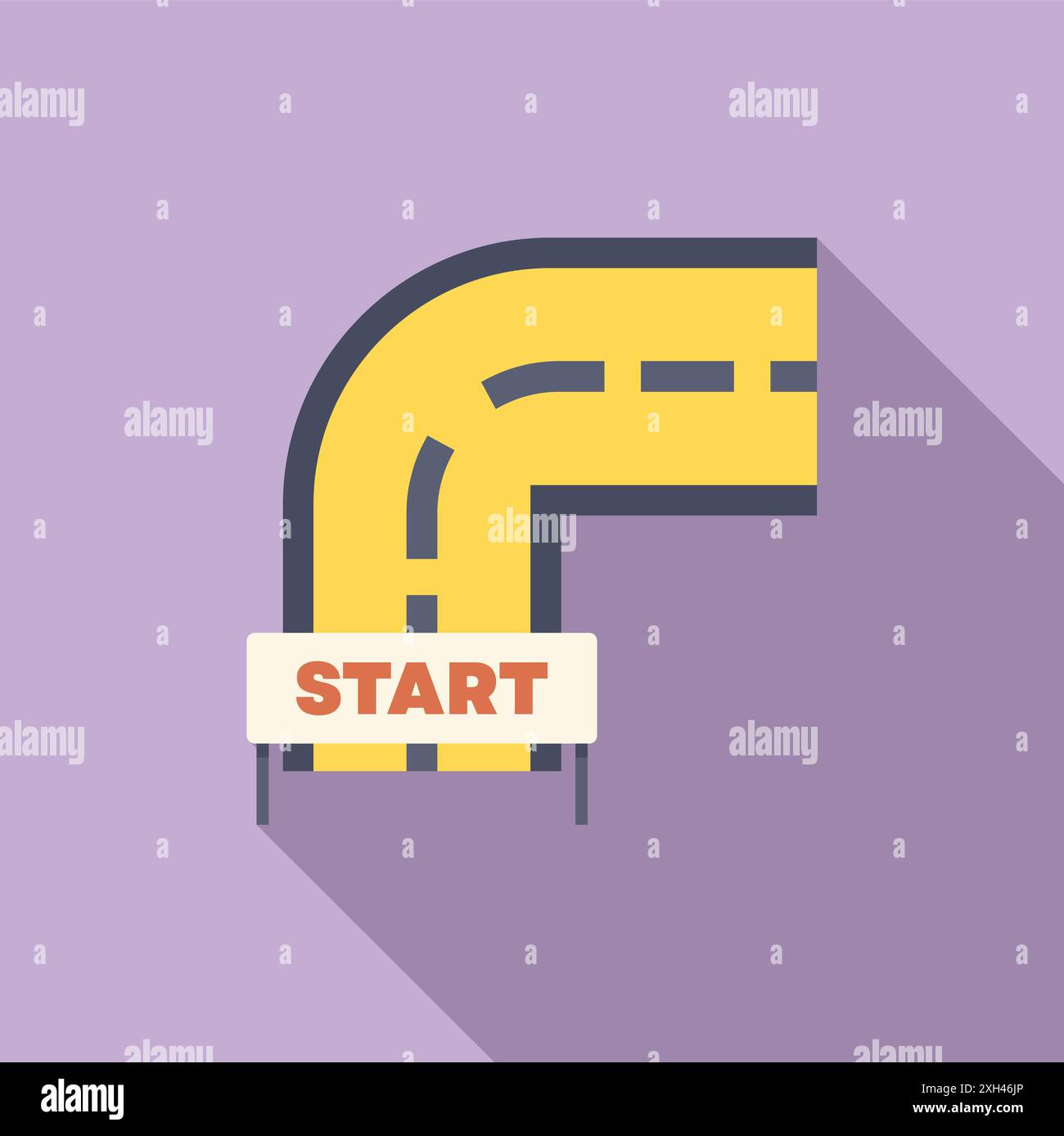 Starting a new journey Stock Vector Images - Alamy