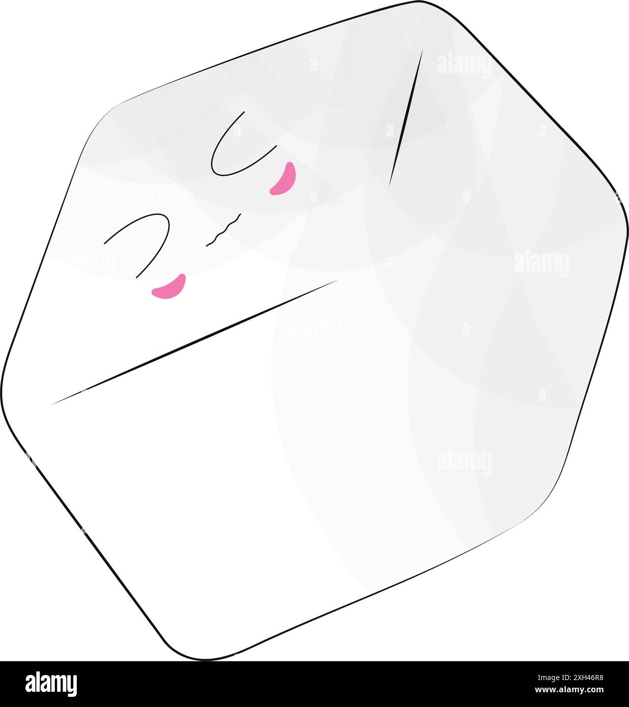 Cube sugar cartoon happy hi-res stock photography and images - Alamy