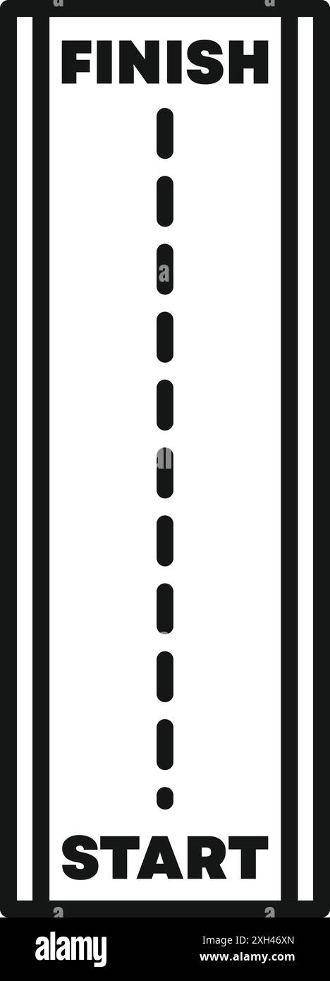 Finish line is marking the start and finish points of a race ...