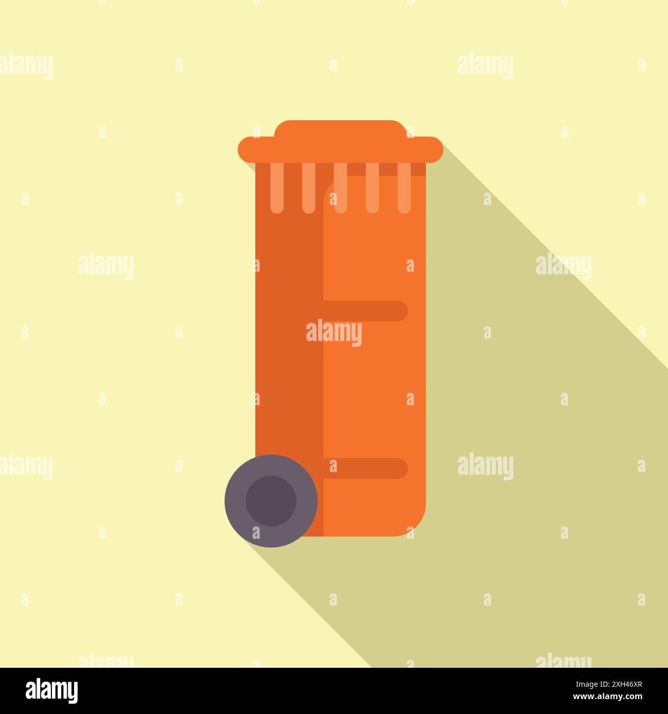 Dustbin lid side view Stock Vector Images - Alamy