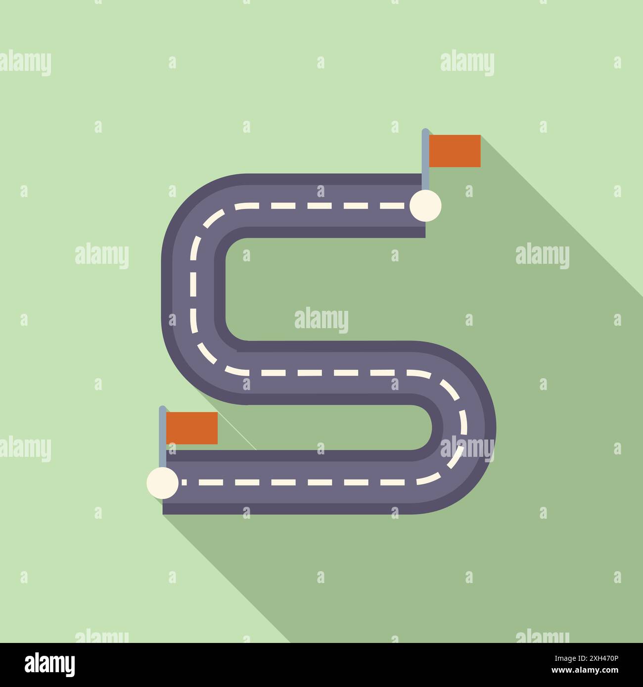 Pavement route Stock Vector Images - Alamy