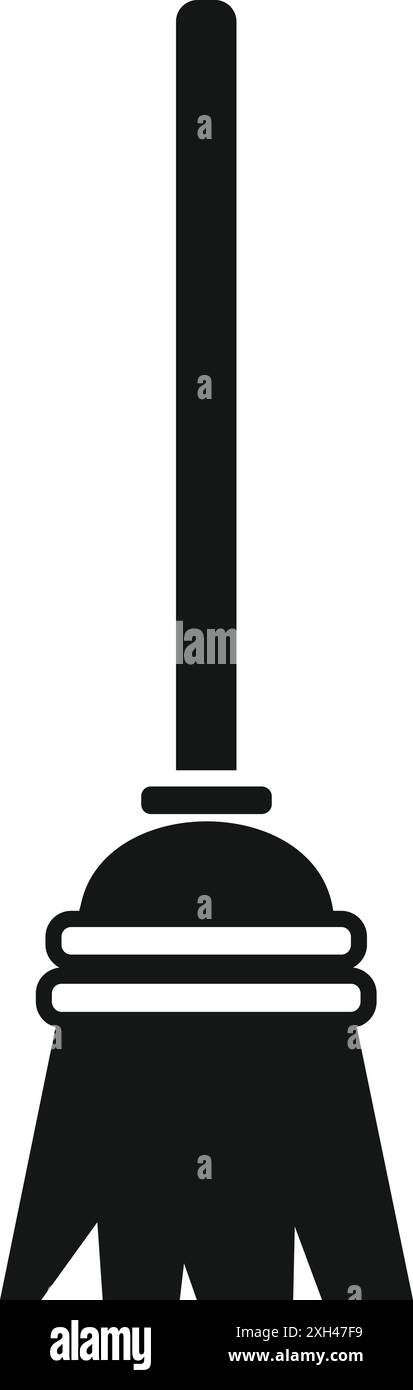 This broom icon is perfect for websites and apps that need a simple and ...
