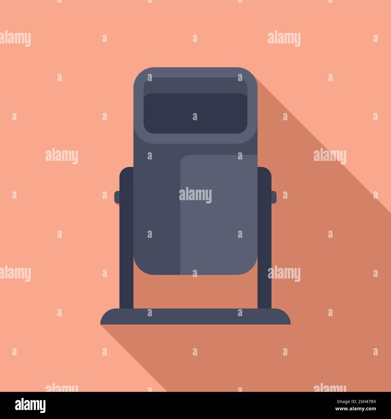 Illustration of a modern trash can standing in the room, perfect for ...