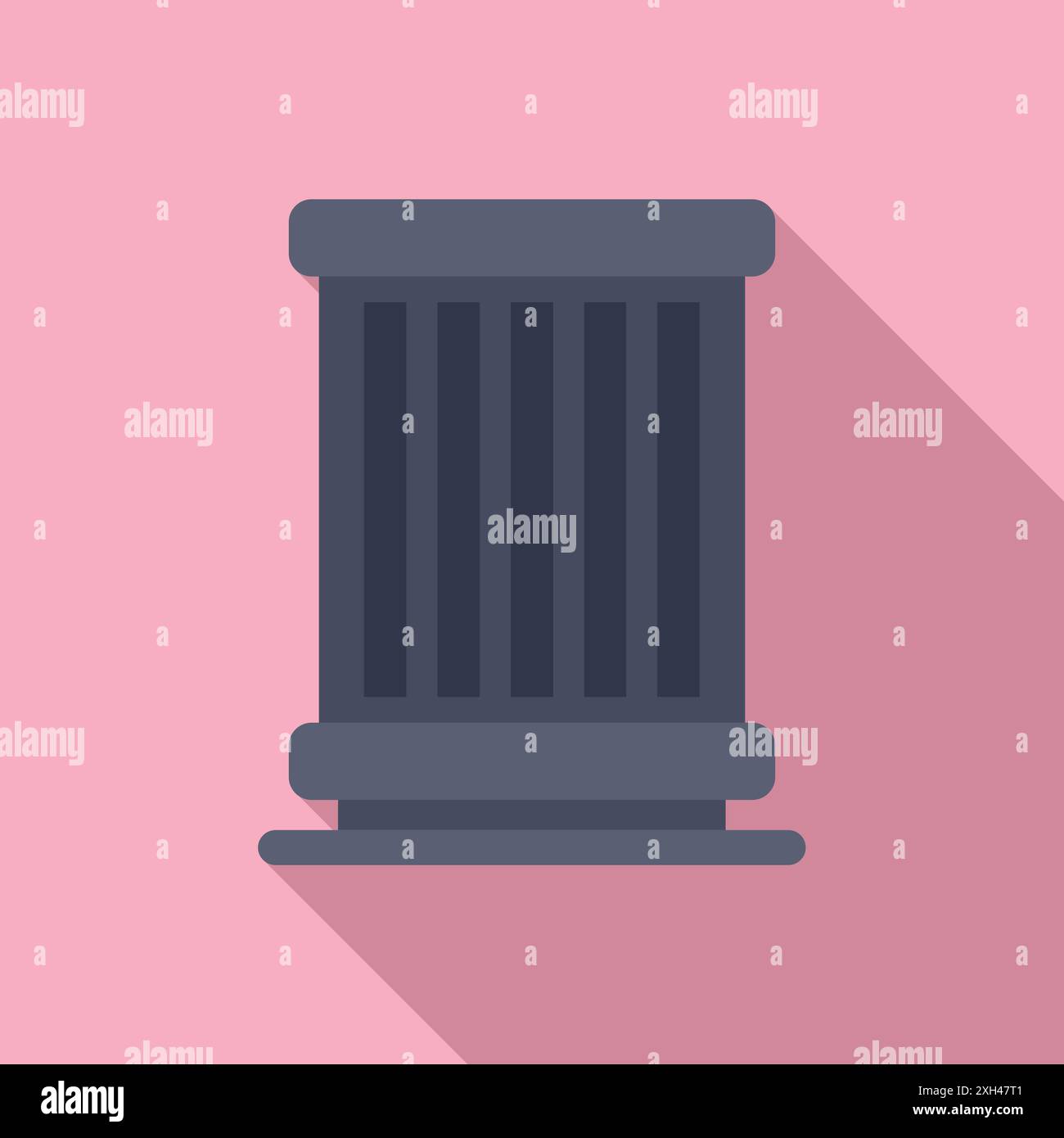 Ancient column illustration representing classical architecture and ...