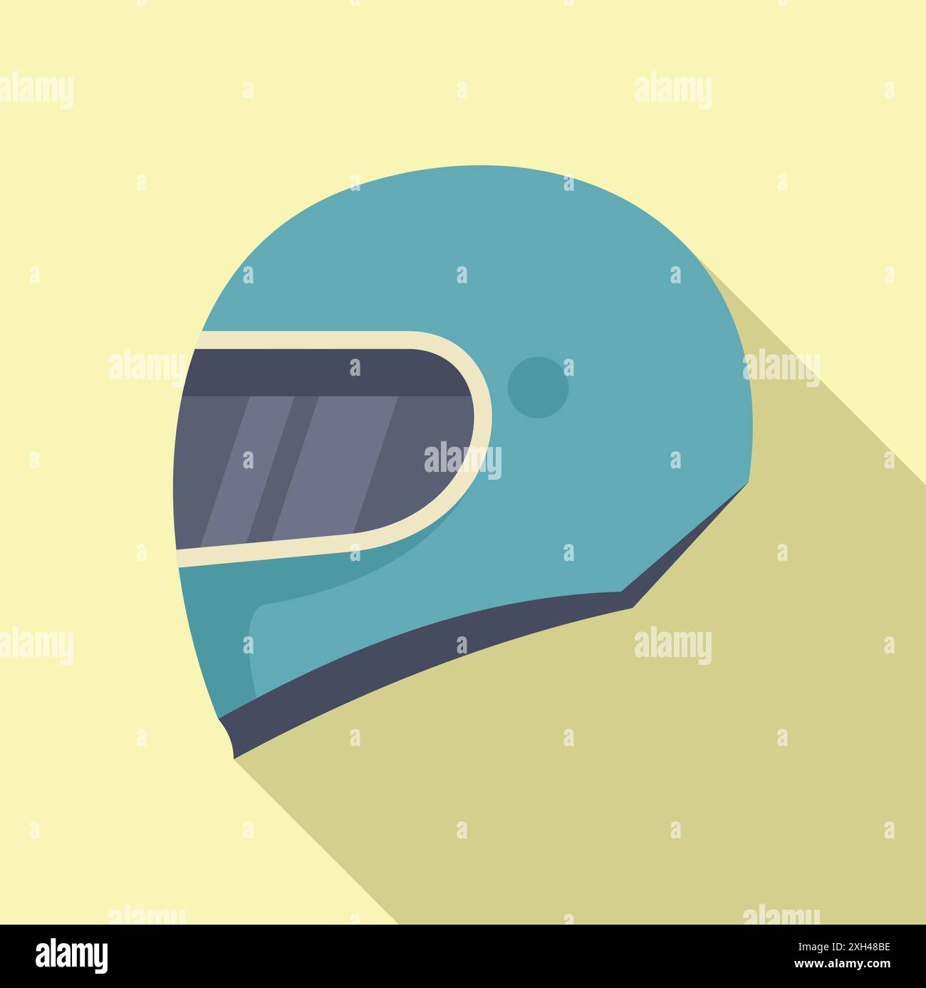 Blue helmet designed for motorcyclists, emphasizing the importance of ...