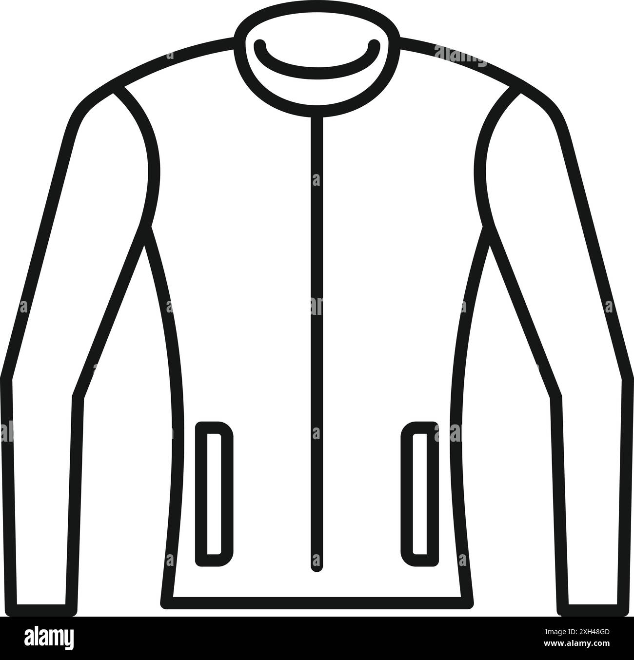 Biker jacket cut out Stock Vector Images - Alamy