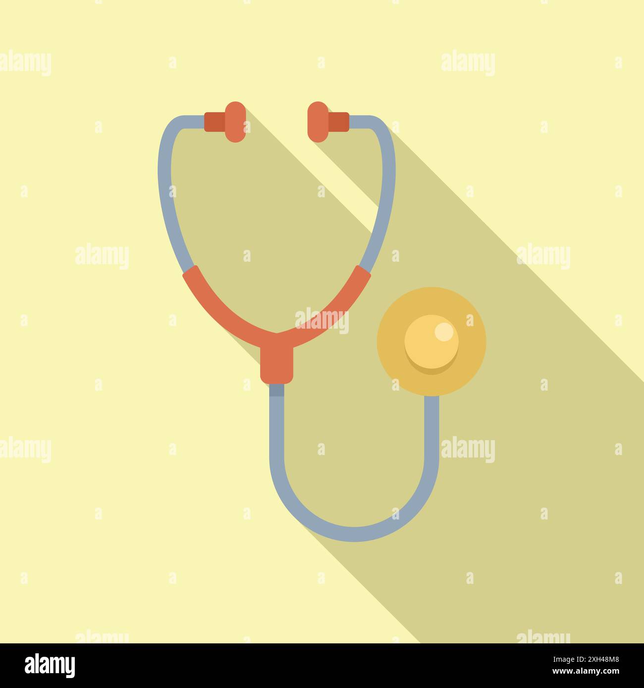 Chest doctor listening stethoscope Stock Vector Images - Alamy