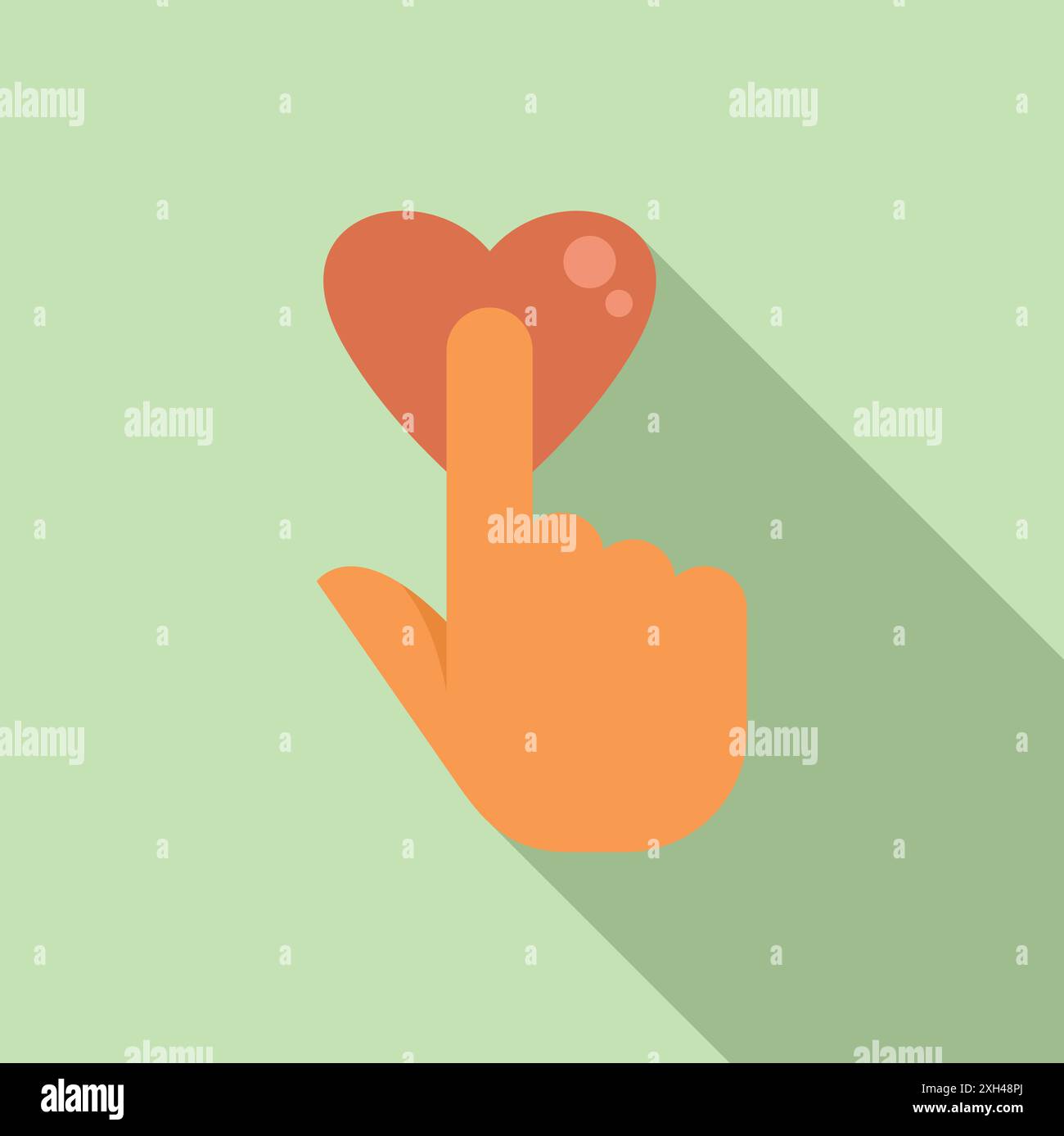 Pressing support button Stock Vector Images - Alamy