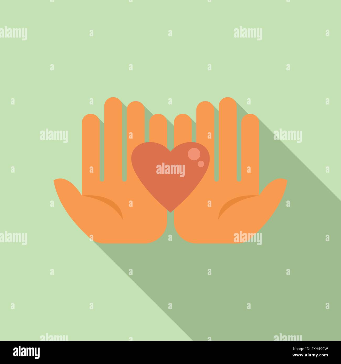 Gesture of compassion Stock Vector Images - Alamy