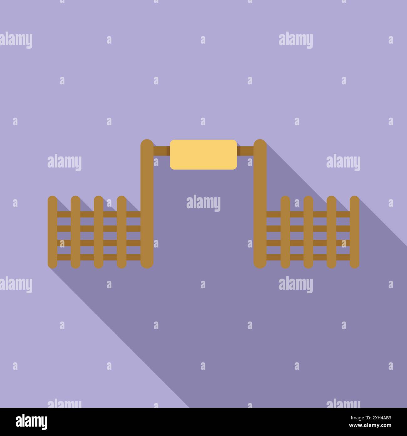 Ranch entrance sign Stock Vector Images - Alamy